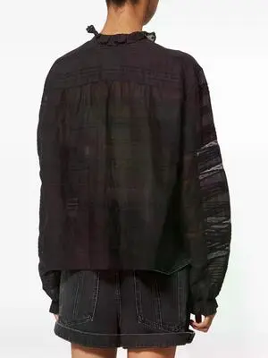 MARANT ETOILE Ruffled Lace Trim Shirt