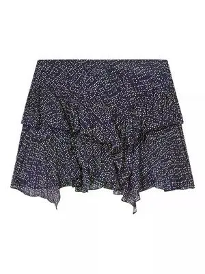 MARANT ETOILE Lolita Ruffled Mini Skirt