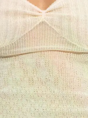 Victoria Beckham Ribbed-knit Tank Top