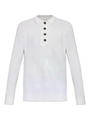 Eleventy Long-sleeve Polo Shirt