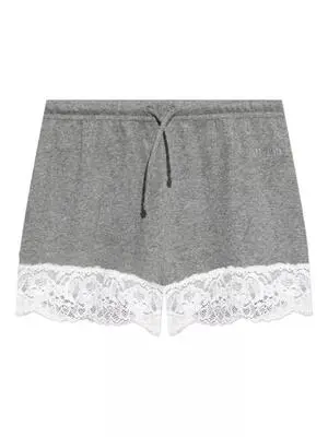 Vetements Lace-trim Mini Shorts