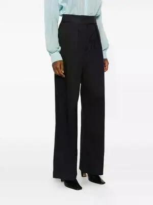 FORTE_FORTE Pleated Wide-leg Trousers