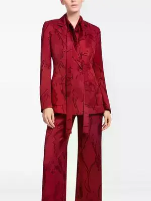 Elie Saab Jacquard Double-breasted Blazer