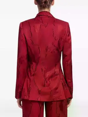 Elie Saab Jacquard Double-breasted Blazer