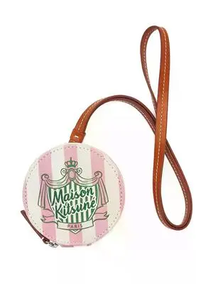 Maison Kitsuné Striped Logo Wallet