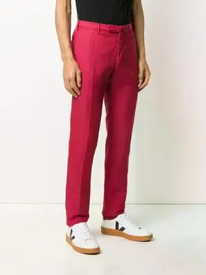 Incotex Slim-fit Linen-cotton Blend Trousers