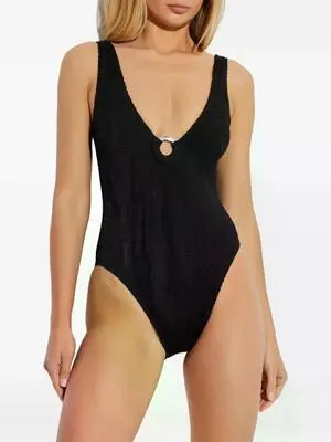 Bond Eye Ring Swimsuit - Black