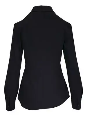 Akris Buttoned Collared Shirt - Black