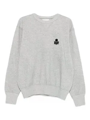 MARANT Embroidered Logo Sweatshirt - Grey