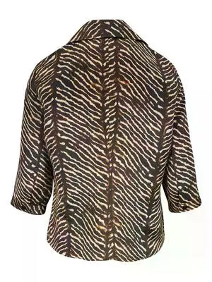 PETER COHEN Zebra Print Blouse