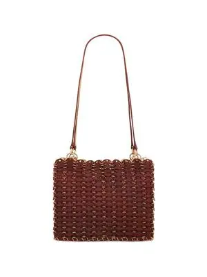 Rabanne 1969 Flip Iconic Discs Shoulder Bag - Red