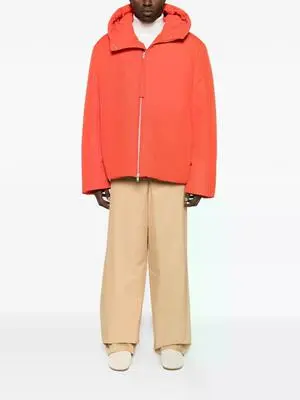 JIL SANDER Elasticated Waistband Trousers - Neutrals