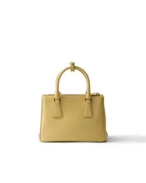 Prada Galleria Small Leather Bag - Vanilla