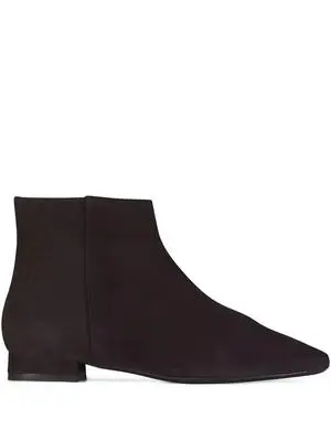 Aquatalia Suede Pointed Toe Zip Fastening Boots