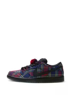 Nike Dunk Low Tartan Pompom Low-top Sneakers
