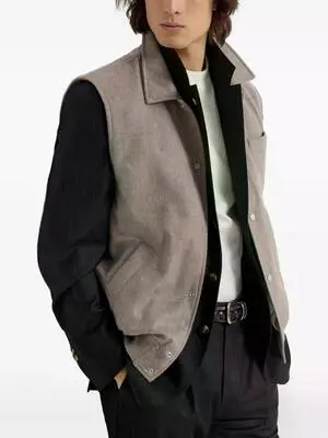 Brunello Cucinelli Flannel Padded Gilet