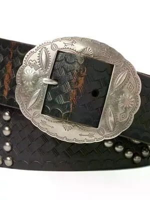 Ralph Lauren Studded Leather Belt