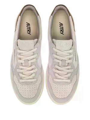 AUTRY Medalist Low Tri-colour Suede Sneakers - Grey