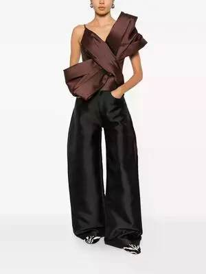 MARQUES' ALMEIDA Mikado Wide-leg Trousers