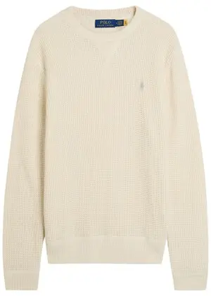 Polo Ralph Lauren Waffle-knit Wool-blend Jumper