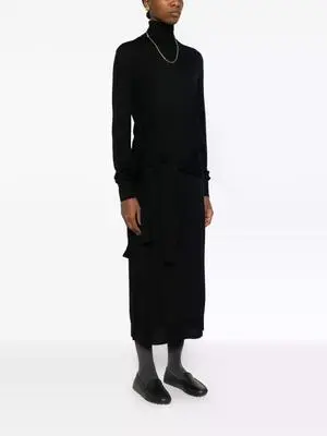TOTEME Double-sleeve Turtleneck Midi Dress