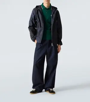 Moncler Logo Cotton Pique Polo Shirt - Green