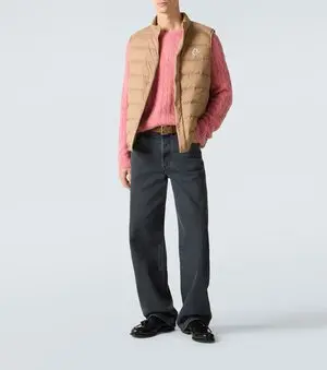 Moncler Barthe Down Vest - Beige