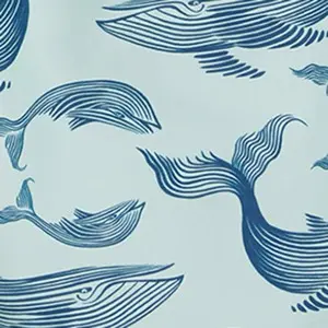 Vilebrequin Whale Print Moorea Swim Shorts - Blue