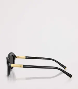 Dolce & Gabbana Acetate Cat Eye Sunglasses - Black