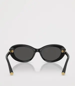 Dolce & Gabbana Acetate Cat Eye Sunglasses - Black
