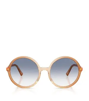 Miu Miu Round Frame Eyewear For Women