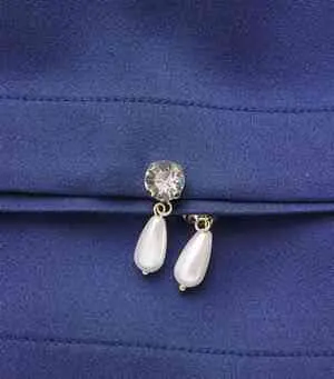 Stella McCartney Faux Pearl Embellished Satin Wide-leg Trousers