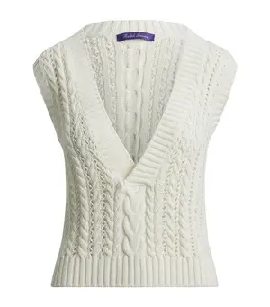 Ralph Lauren Cable-knit Sweater Vest
