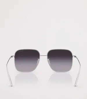 Prada Metal Square Frame Sunglasses