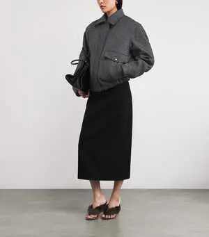 Stella McCartney Wool Herringbone Field Jacket