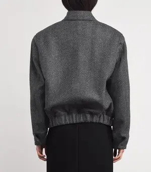 Stella McCartney Wool Herringbone Field Jacket