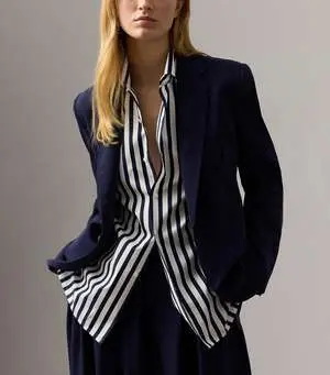 Ralph Lauren Wool Marcy Blazer