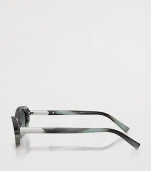Tiffany & Co. Acetate Oval Sunglasses - Brown