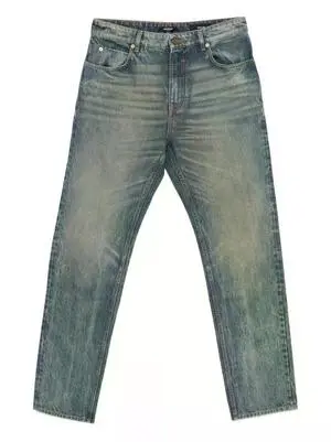 Balmain Logo Patch Jeans