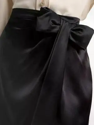 Valentino Garavani Bow Draped Midi Skirt
