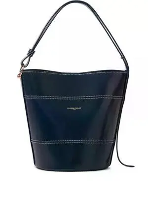 Claudie Pierlot Logo-detail Leather Bucket Bag