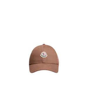 Moncler Gabardine Baseball Cap - Brown