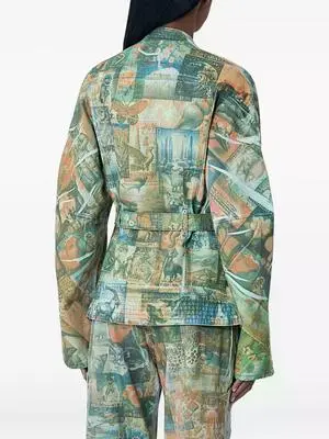 KIKO KOSTADINOV X Levi's Carina Jacket With Belt Detail - Neutrals