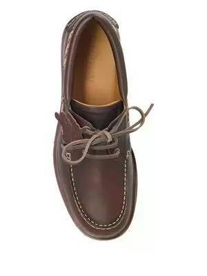 Burberry Lace-up Boat Shoes - Brown