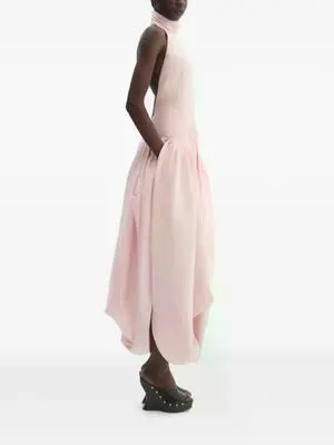 Magda Butrym Halterneck Draped Dress