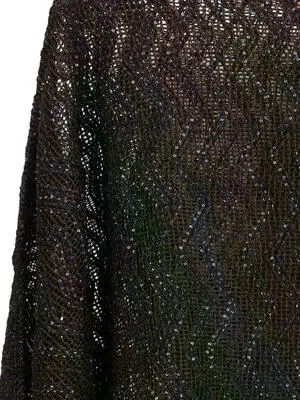 Missoni Zigzag Pattern Sequined Blouse