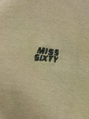 Miss Sixty Shoulder Pad Crew Neck T-shirt