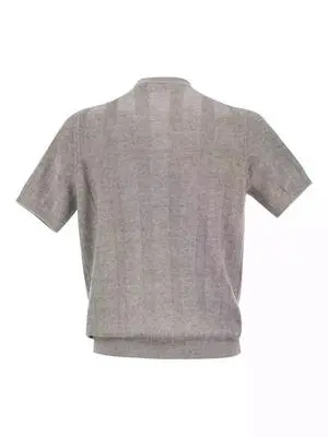 Brunello Cucinelli Ribbed-collar Polo Shirt