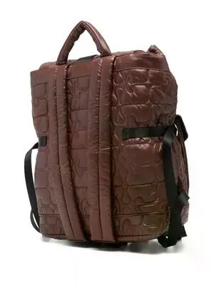 GANNI Quilted Logo Backpack