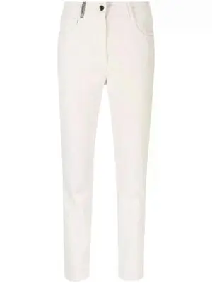 Peserico Corduroy Slim-cut Cotton Trousers